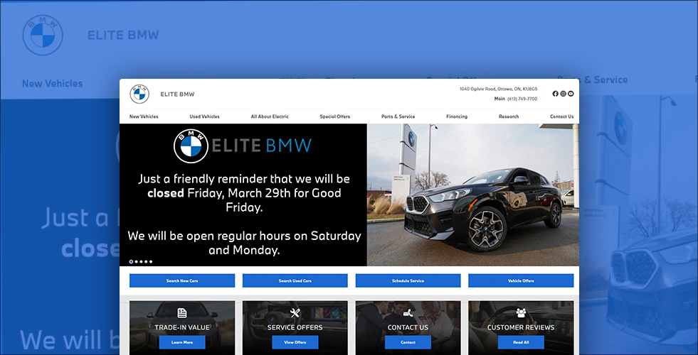 Elite BMW | BMW dealer in Ottawa